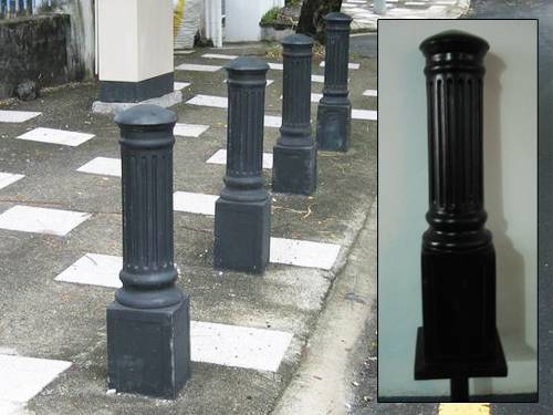 Fibre Reinforced Plastic ( FRP ) Square Base Bollard