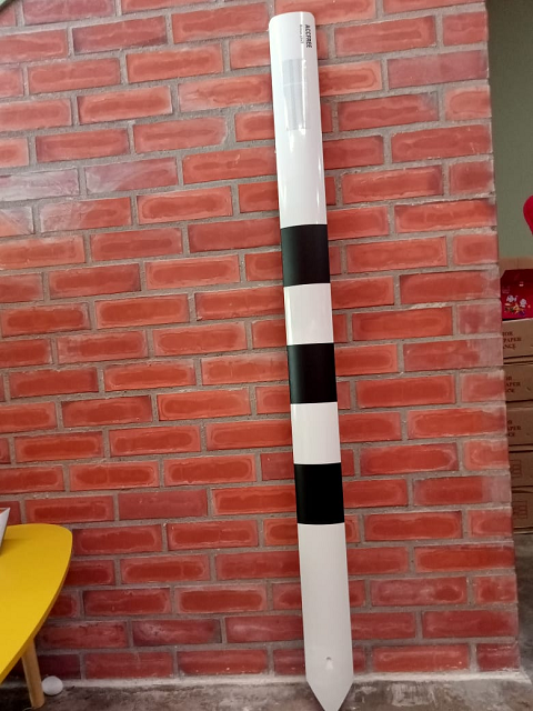 Accfree PVC Flexible "Round" Delineator White Plastic Reflector