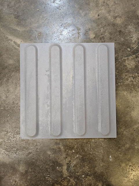 CERAMIC PEDISTRAIN TAC TILE GREY