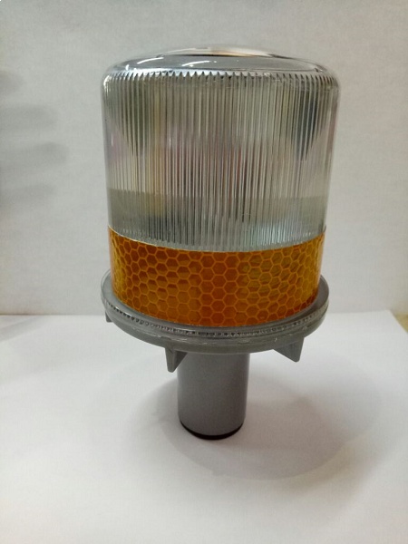 Solar Super Bright F.Pole strobe Light Amber