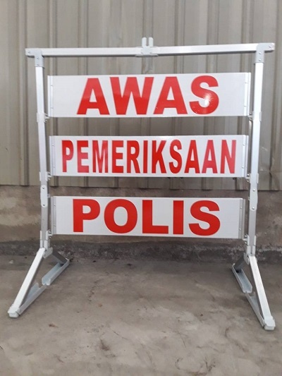 Collapsible Road Block Sign