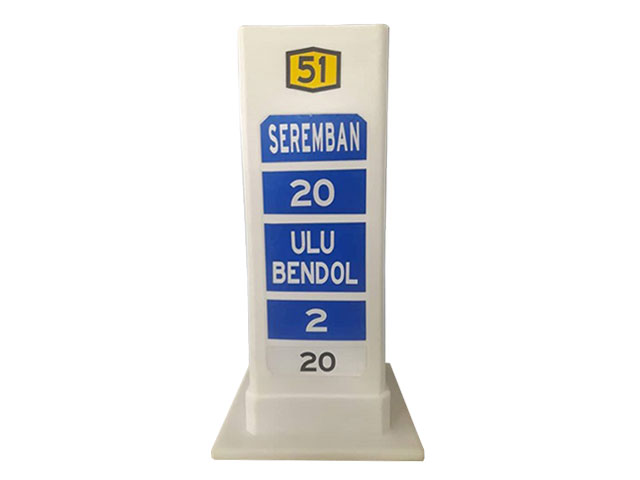 Plastic JKR KILOMETERS Post