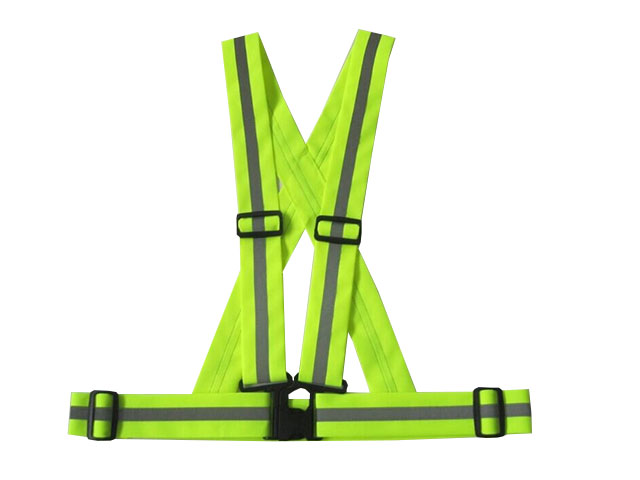 Reflective Safety Belt Vest Yellow