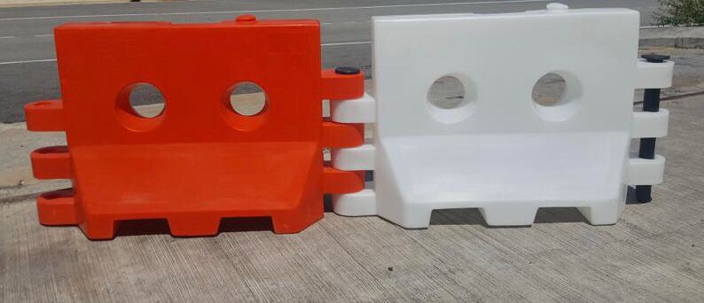 Plastic Barrier, 15 kg (MRT/LRT3 style)