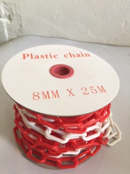 DUAL & MULTICOLOUR PLASTIC CHAIN RED WHITE