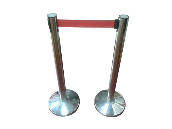 STAINLESS STEEL Q UP STAND WITH RED BELT