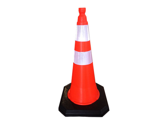 PE Red Orange Cone Interlocking Design (with "PROPEL" Printed Cone Collar)