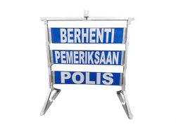 Collapsible Road Block Sign