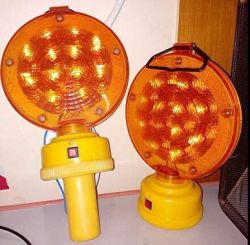 Blinker / Road Block Lamp With 12 Pcs Super Bright LED in Amber Colour
