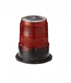 Solar Beacon Strobe Flash Led Light Amber