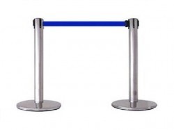 STAINLESS STEEL Q UP STAND WITH BLUE BELT